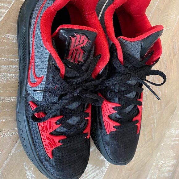 Nike | Shoes | Nike Kyrie 4 Low Bred Cw398506 Size 95 Basketball Shoes ...
